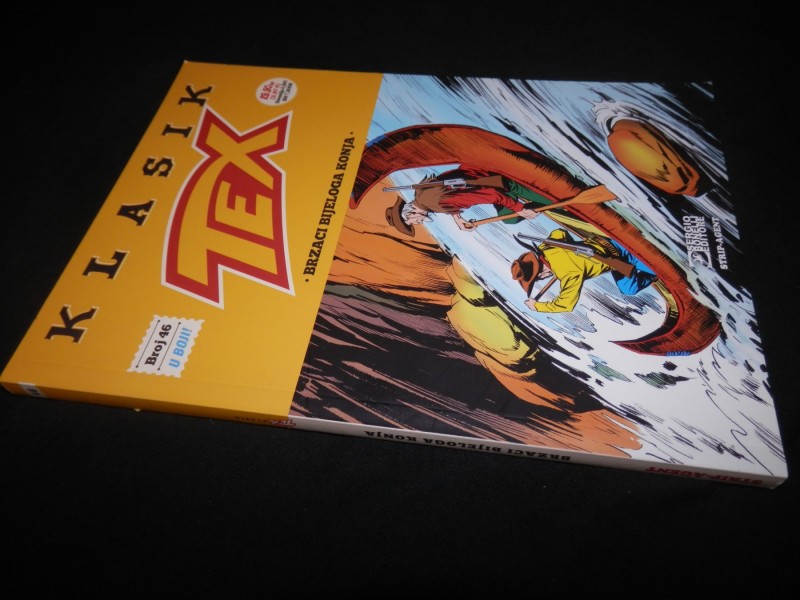 TEX WILLER STRIP-AGENT KLASIK 46 -BRZACI BIJELOGA KONJA