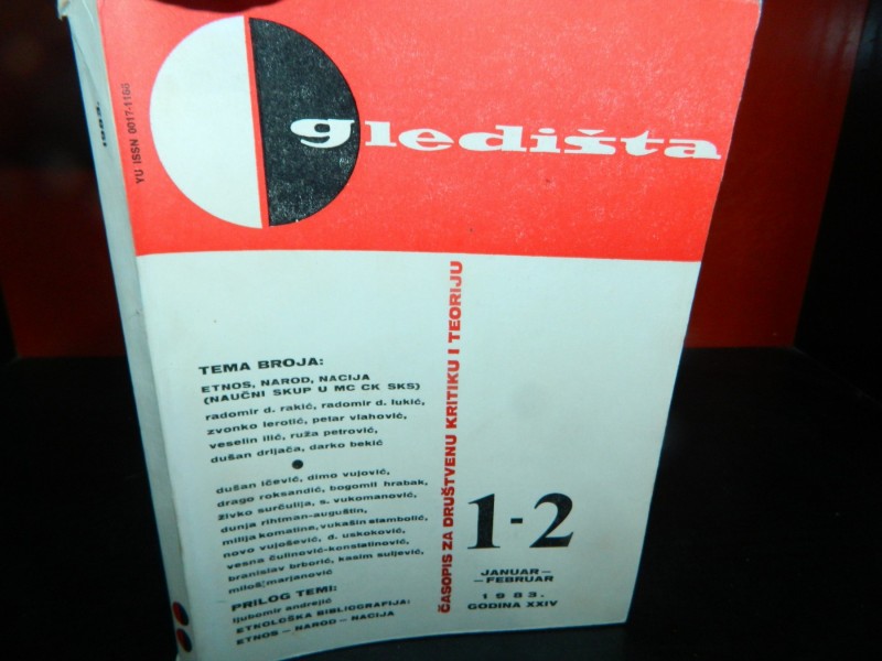 Gledišta 1-2*1983 Temat: Etnos, narod, nacija