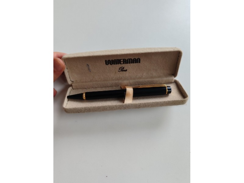 WATERMAN MADE IN FRANCE OLOVKA CRNI LAK U KUTIJI