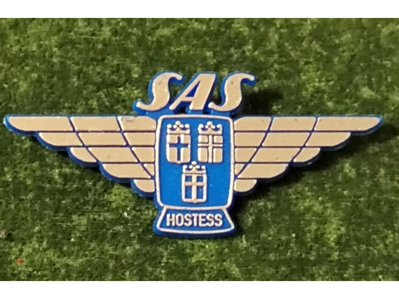 SAS HOSTESS - avio kompanija - kopča.