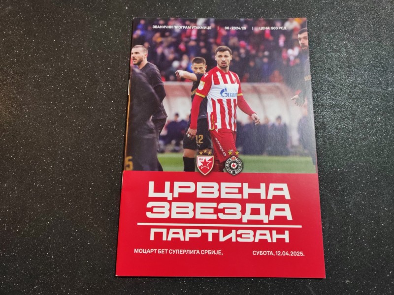 CRVENA ZVEZDA - PARTIZAN 12.04.2025.
