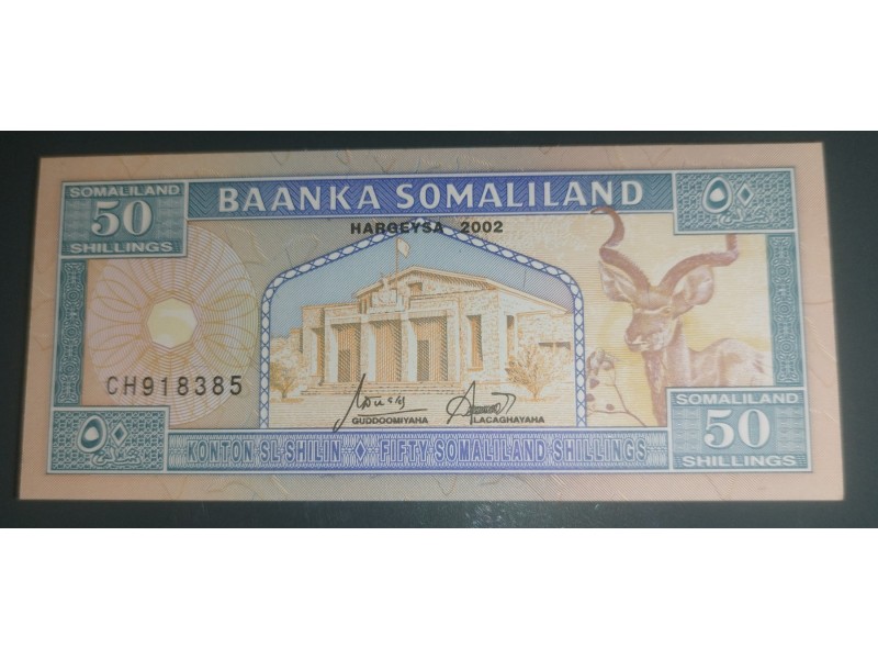 G10 50 silinga Somaliland 2002 UNC velika
