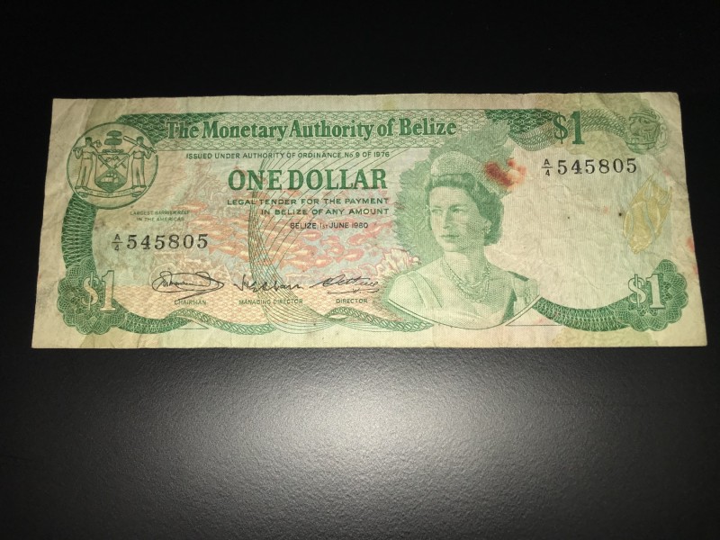 BELIZE 1 DOLAR.1980.