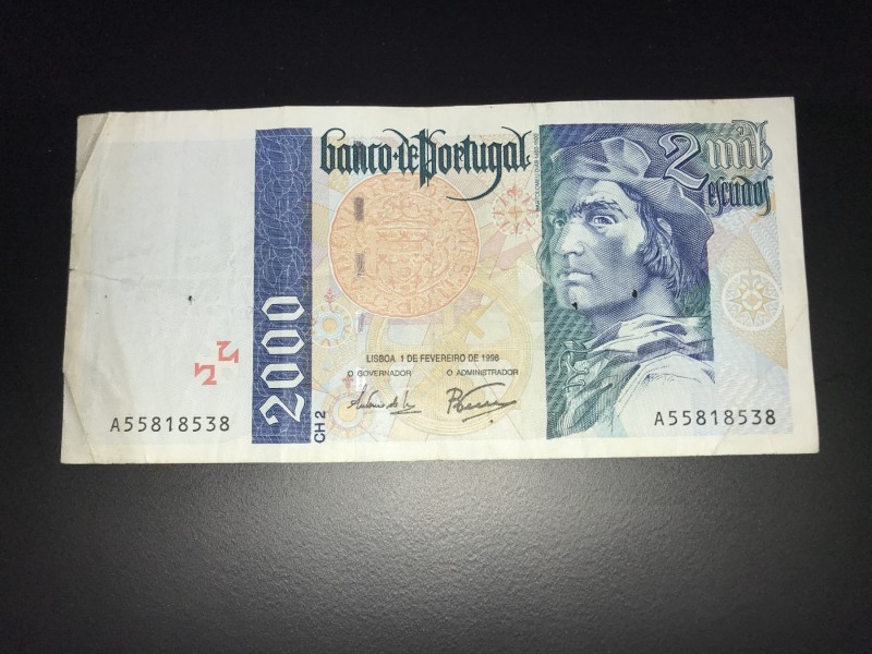 PORTUGAL 2000 ESCUDOS