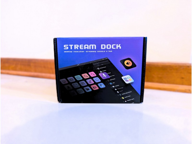 StreamDeck FHOOU 15 LCD Taster - Bela