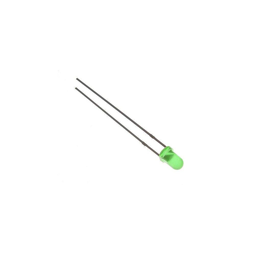 Led dioda blink 3mm zelena 3,5-14 V , 22mA