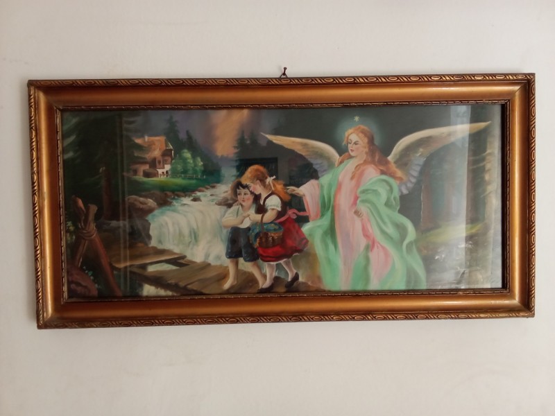 ANĐEO ZAŠTITNIK - ULjE NA PAPIRU