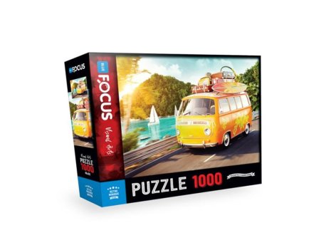 Blue Focus Puzzle Retro Minibus BF292 108/22923
