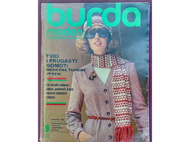 Burda moden 9. Septembar 1974.