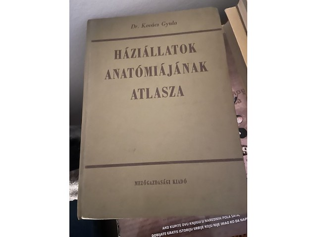 ATLAS ANATOMIJE ZIVOTINJA Kovacs Gyul