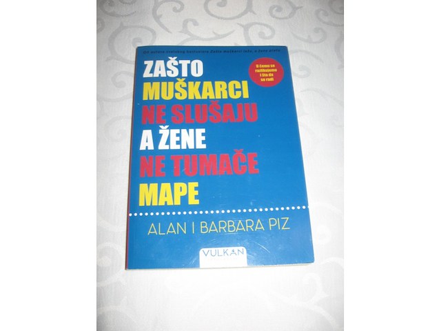 Zašto muškarci ne slušaju a žene ne tumače mape Piz