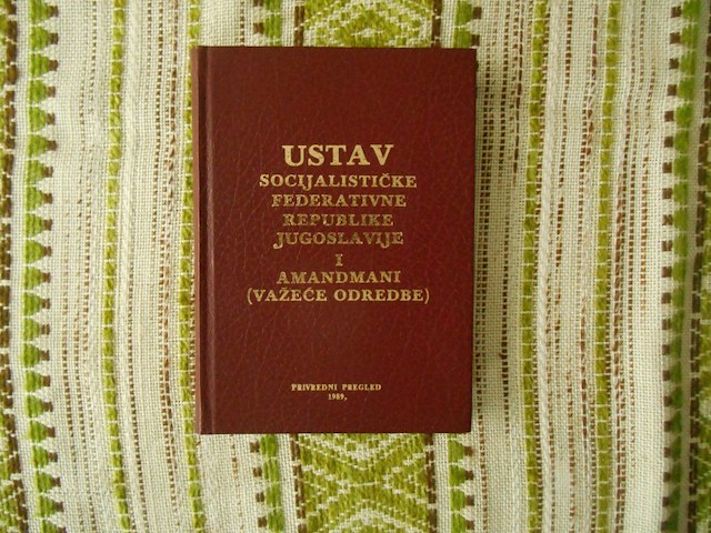 Ustav SFRJ i amandmani (1989.)
