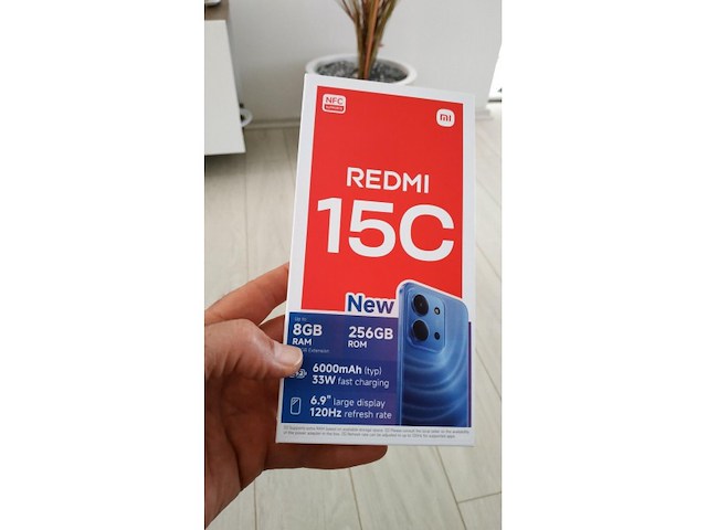 Xiaomi Redmi 15C NOVO 8/256GB 6000mAh + POKLON