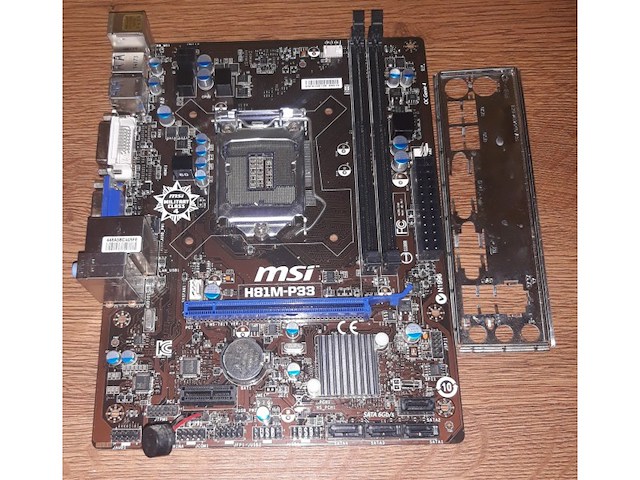 MSI H81M-P33, socket 1150