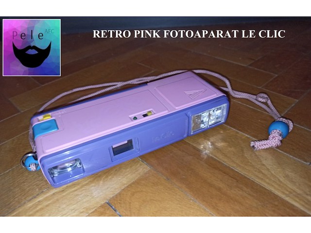Retro pink fotoaparat Le Clic - TOP PONUDA