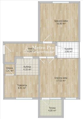 Borča, 2s, 65m2, stara gradnja, uknjižen, 2/4