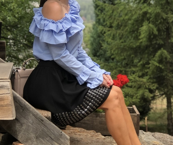 Predivna plava kosulja S