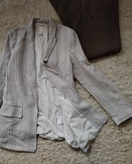    H&M Linen blend sako ☆ Vel 38/M ☆