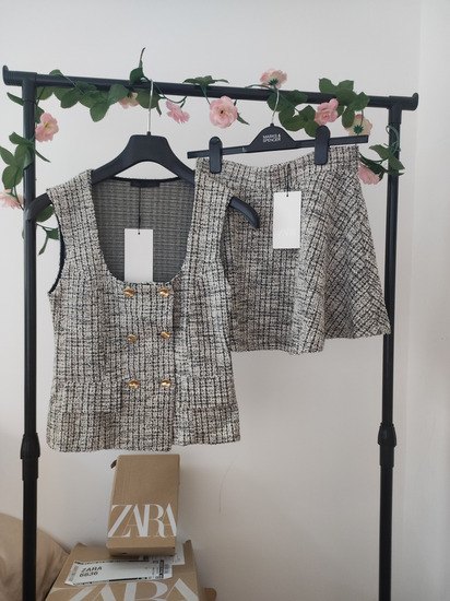 ZARA pamucni set NOVO sa etiketom S/M
