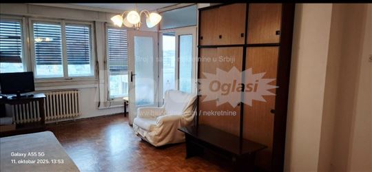 Izdajem dvosoban namešten stan na Novom Beogradu