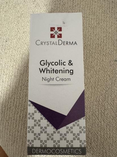 Glycolic & whitening night cream 30ml