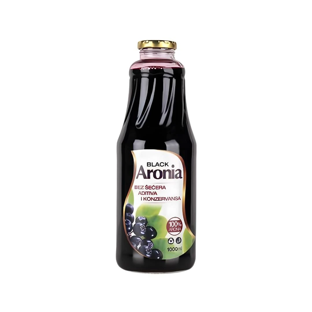 ARONIA BLACK Matični Sok od Aronije bez Šećera, Aditiva i Konzervansa 1 L