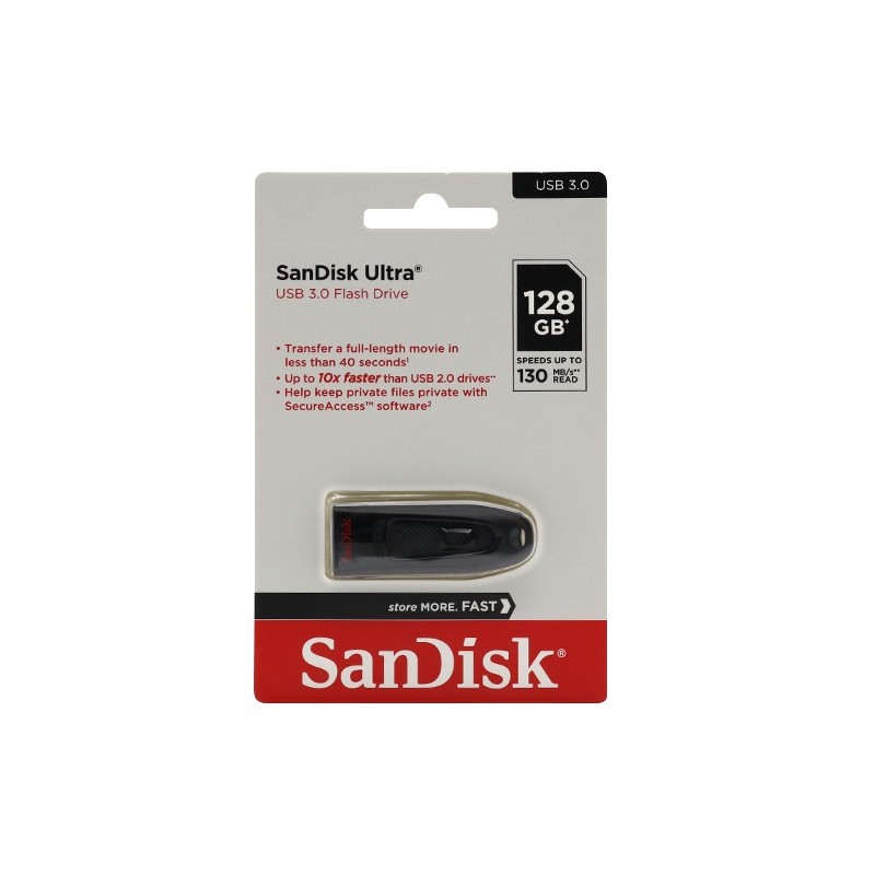 USB (flash) memorija (128Gb) 3.0 SanDisk Cruzer Ultra - crna
