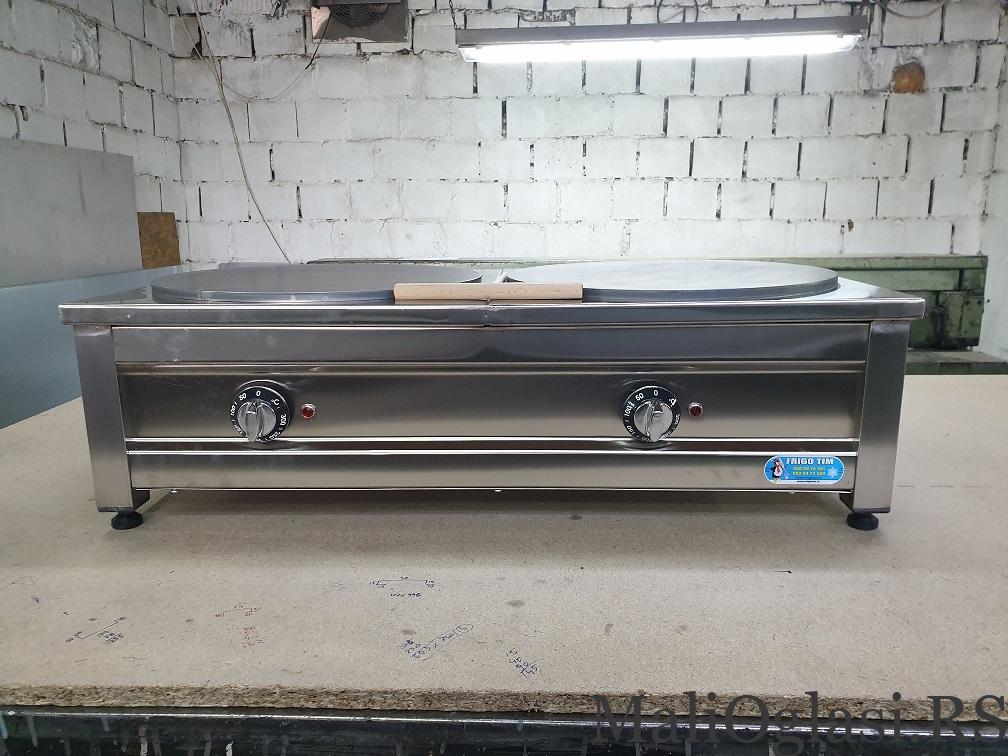 Dupla palacinkara crna ploca fi 400mm-struja
