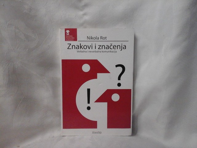 Znakovi i značenja Nikola Rot verbalna i neverbalna