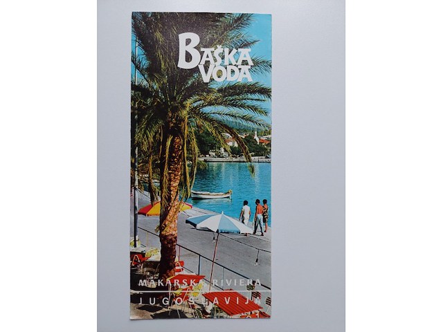 Makarska  Riviera - Baška voda  - Jugoslavija