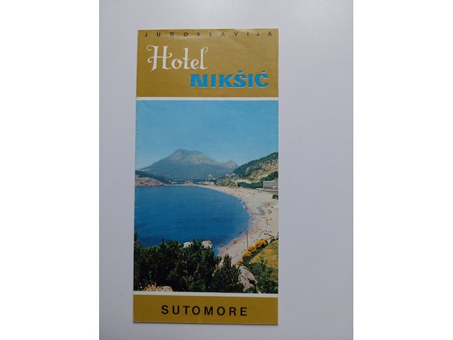 Hotel Nikšić- Sutomore - Jugoslavija