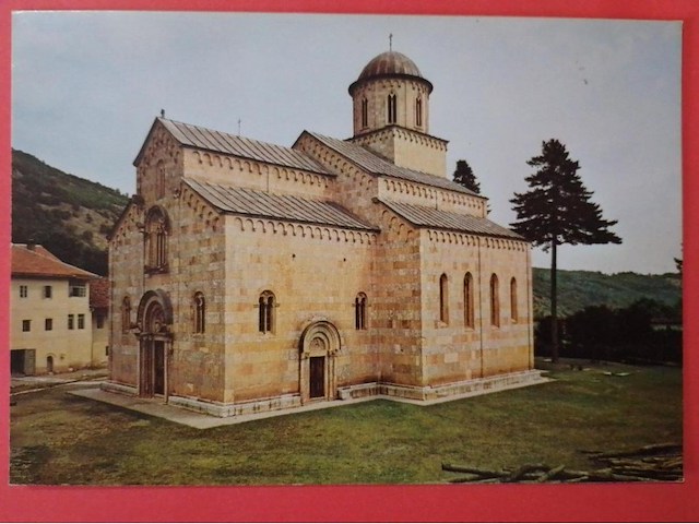 MANASTIR DEČANI XIV VEK - RAZGLEDNICA