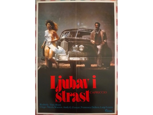 plakat LJUBAV I STRAST (Tinto Brass)
