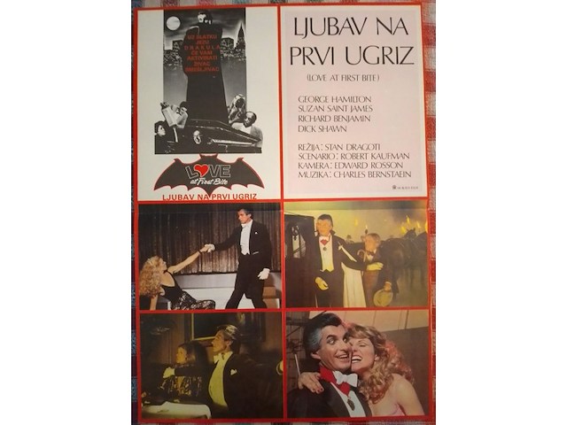 plakat LJUBAV NA PRVI UGRIZ