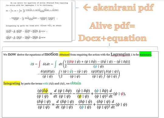 Skenirani Pdf → Word+Equations