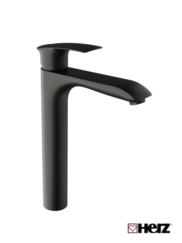 HERZ BATERIJA ZA LAVABO STOJEĆA BLACK E12 00089B