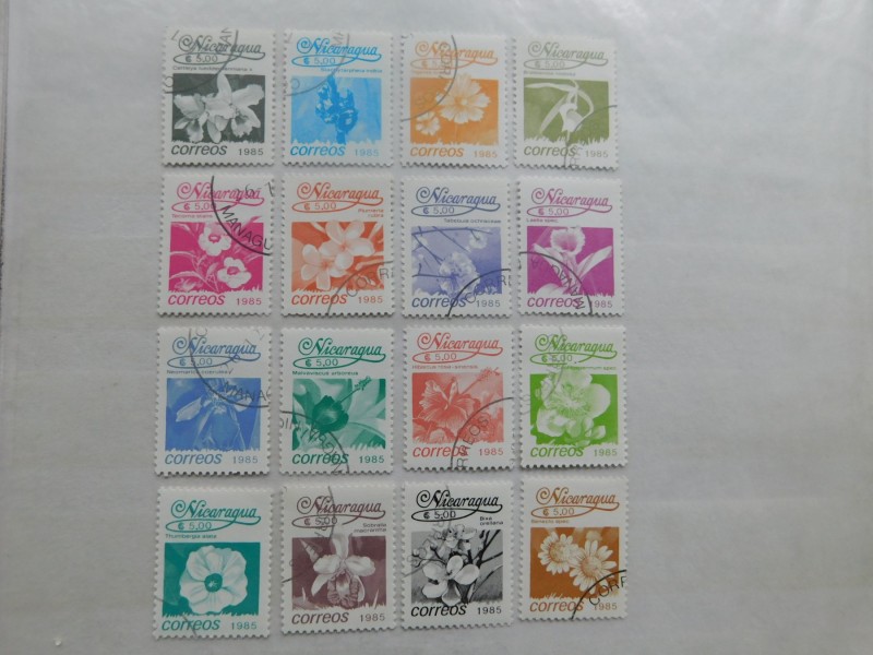 NICARAGUA 1985 KOMPLET SERIJA