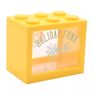 Kasica - Bank Blox, Holiday Fund, Yellow