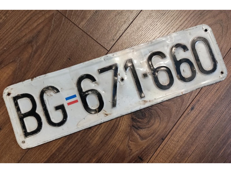 Stara Tablica BG 671 660