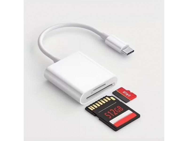 Citac kartica tip C. 2 u 1. Za mobilne telefone