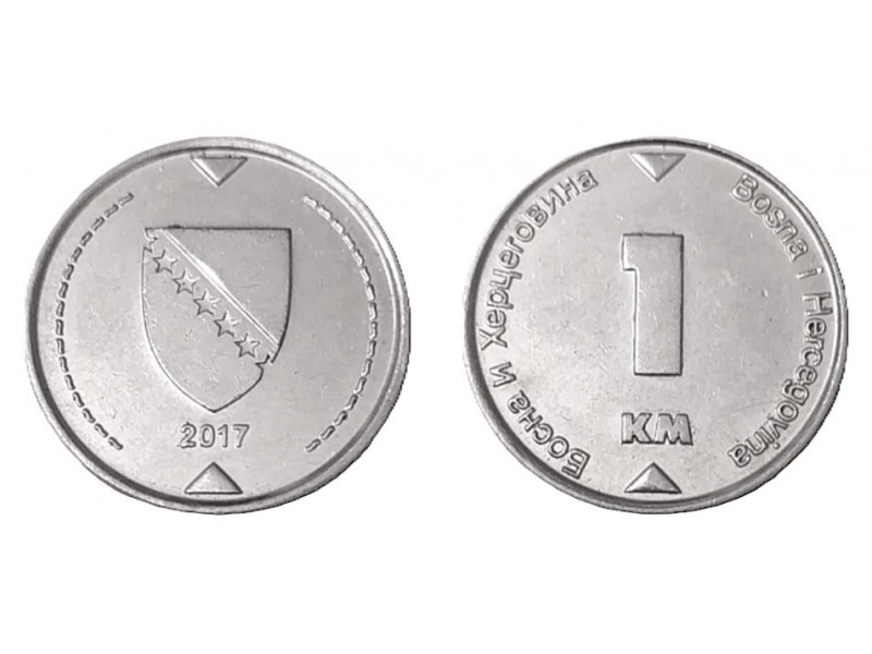 ** BOSNA i HERCEGOVINA - 1 KM 2017. **