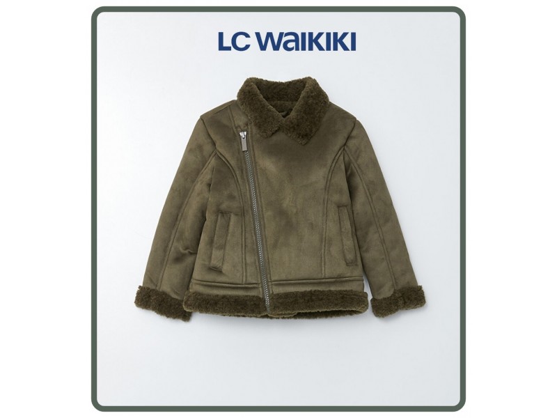 LC Waikiki jakna od veštačke kože (5–6 god, 110-116cm)