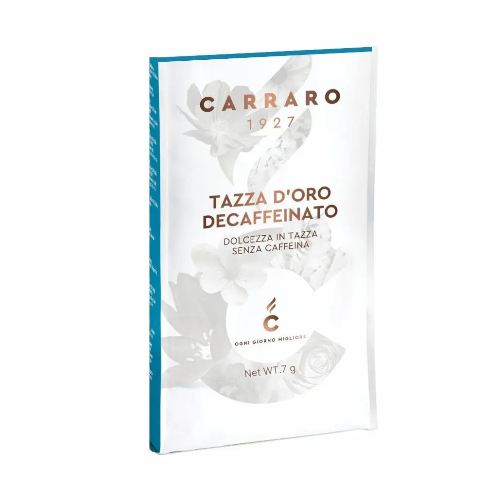 CARRARO TAZZA D’ORO DECAFFEINATO 7G – MLEVENA ESPRESSO KAFA
