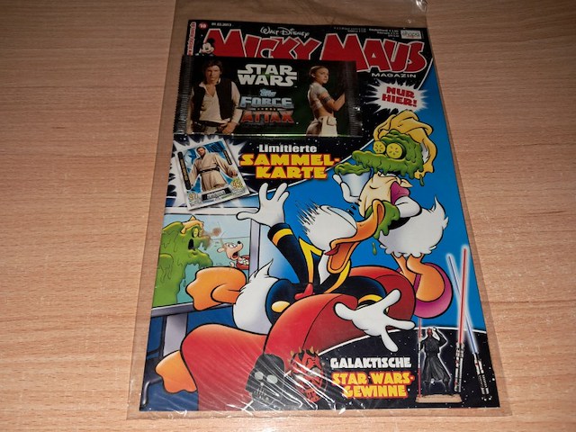 MICKY MAUS + STAR WARS Topps kesica sa karticama (NOVO)