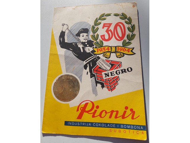 NEGRO-ODZACAR PIONIR NAGRADNI ALBUM IZ COKOLADA
