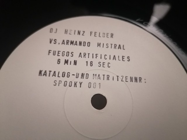 DJ Heinz Felber Vs Armando Mistral - Fuegos Artificial