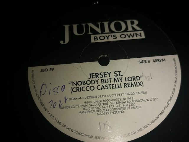 Jersey St - Nobody But My Lord (Deep House)
