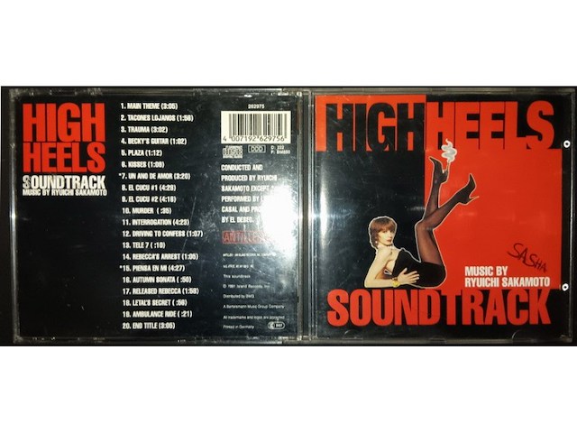 Ryuichi Sakamoto-High Heels Soundtrack Europe CD (1992)