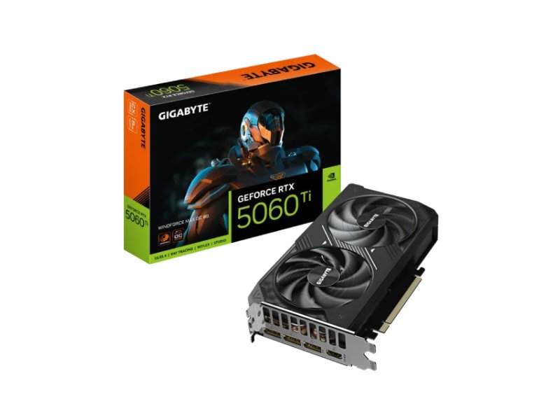 GIGABYTE NVIDIA GEFORCE RTX 5060 TI WINDFORCE MAX 8GB 128BIT GV-N506TWF2MAX OC-8GD