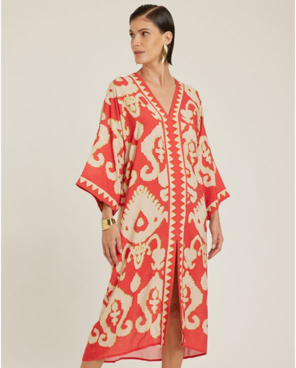 V Neck Kaftan Turkey